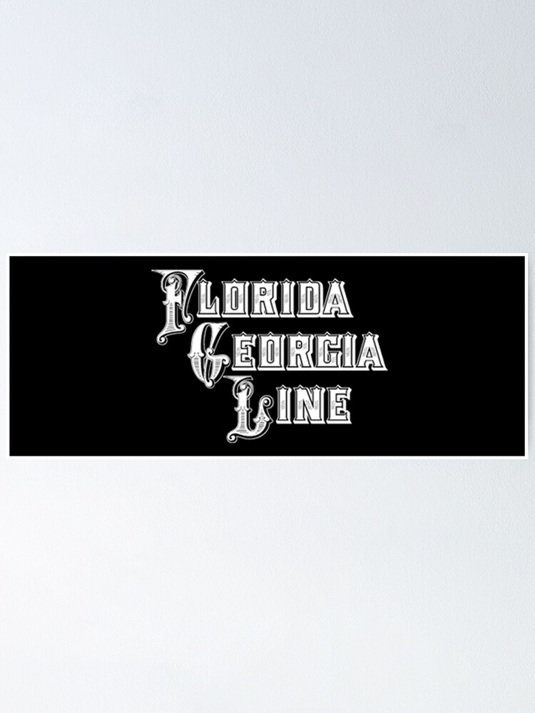 "Florida Georgia Line logo" Poster for Sale by Antoinette22 | Redbubble