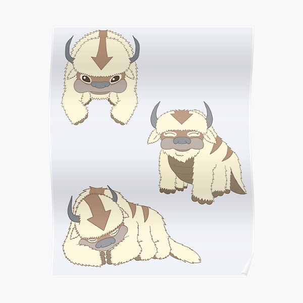 "Appa, Appa, & Appa" Poster for Sale by sketch-of-crows | Redbubble