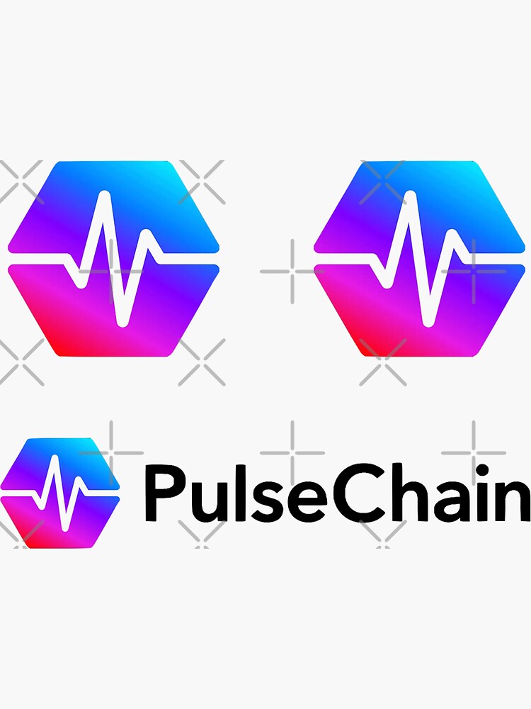 "PulseChain Sticker Pack" Sticker for Sale by JackCurtis1991 | Redbubble