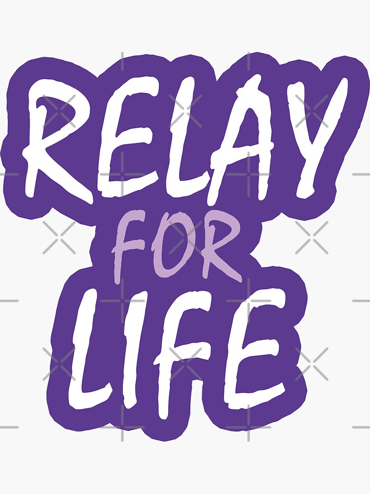 "relay for life" Sticker by mrshang003 | Redbubble
