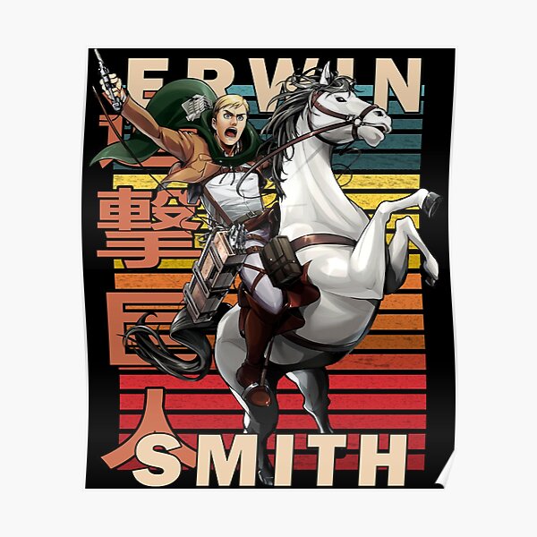 "Convince Profound Scout Commander Strong Erwin Smith Attack On Titan ...