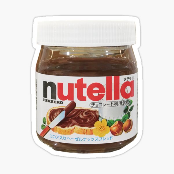 "Treasured Nutella" Sticker for Sale by KometRyong | Redbubble