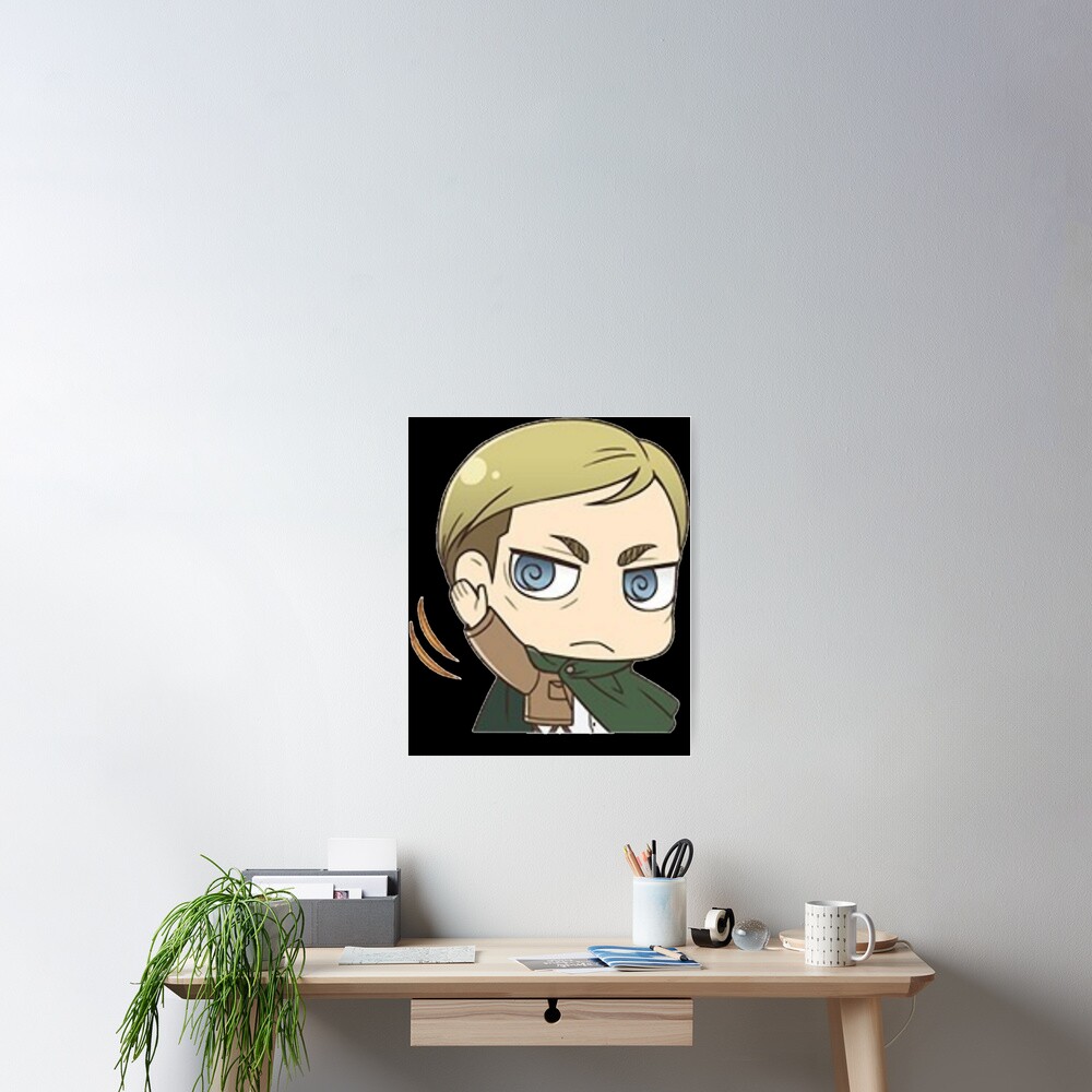 Póster «Convence al Comandante Scout Profundo Strong Erwin Smith Chibi ...