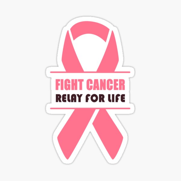 "Relay For Life-Fighting Cancer " Sticker for Sale by mrshang003 ...