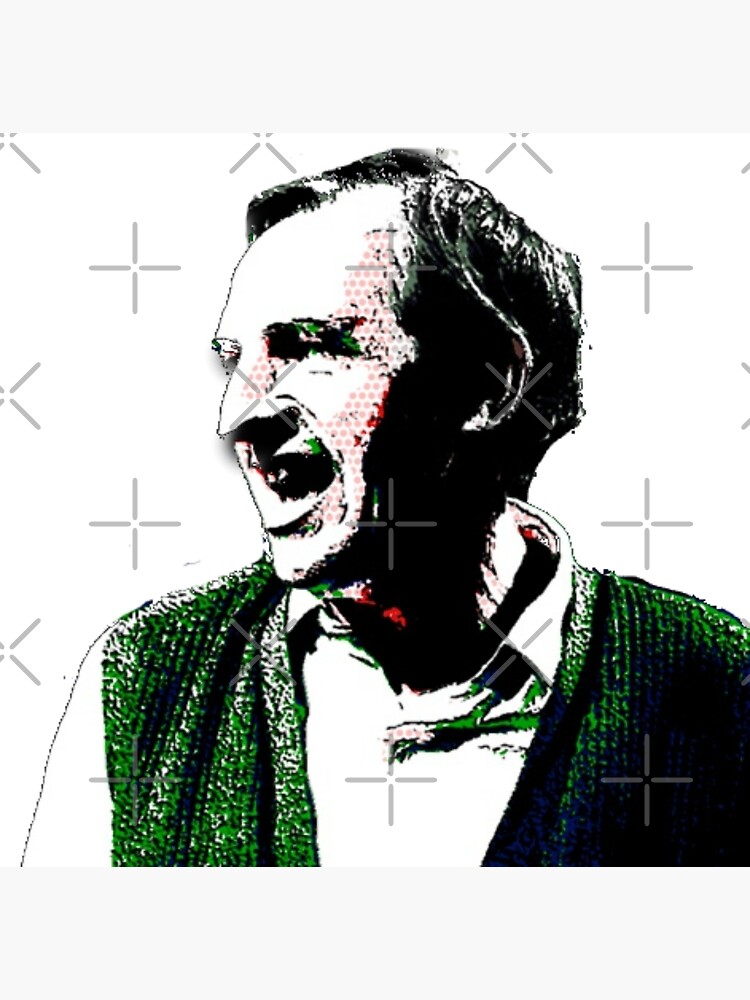 "Rigsby - Rising Damp" Framed Art Print for Sale by halibutgoatramb ...