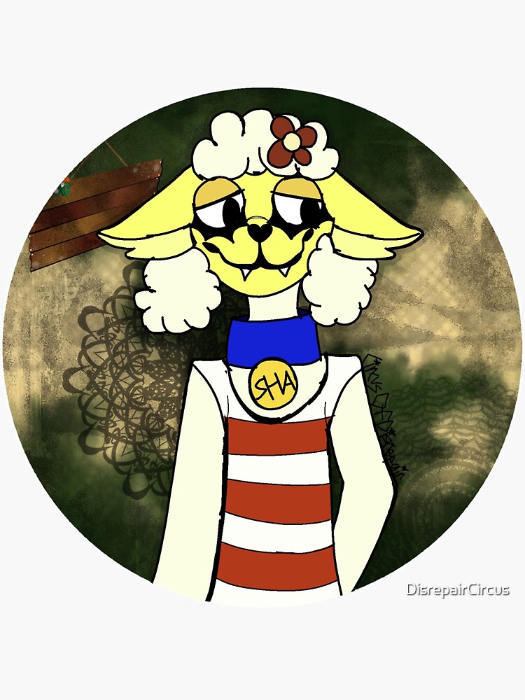 "Sha" Sticker by DisrepairCircus | Redbubble