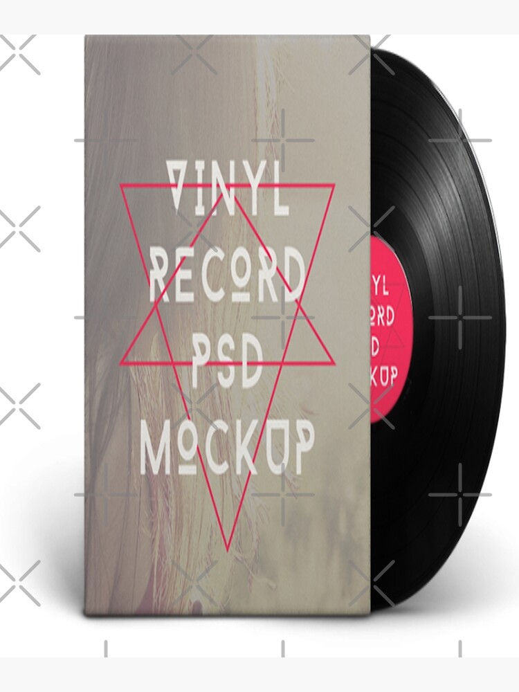 "Mockup Phonograph record Graphic design" Poster for Sale by Lokshop ...