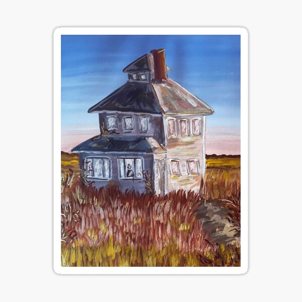 "Unexpected Visitor" Sticker for Sale by ashleyscottage | Redbubble