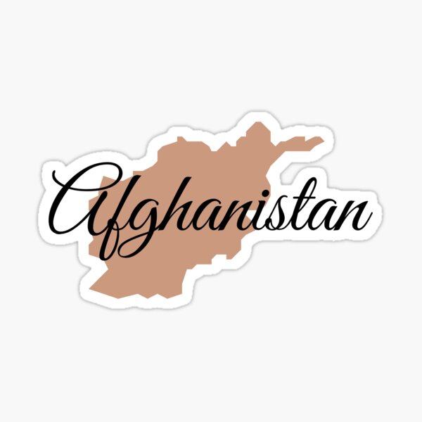 "Afghanistan Country" Sticker by byskillbytalent | Redbubble