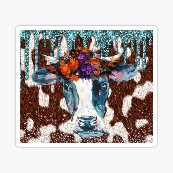 "animals - cow" Sticker by bossbleu | Redbubble