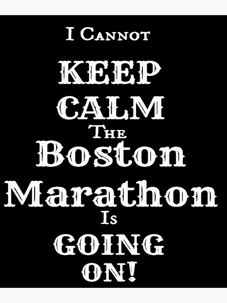 "Boston Marathon" Poster for Sale by mohsenmohamed | Redbubble