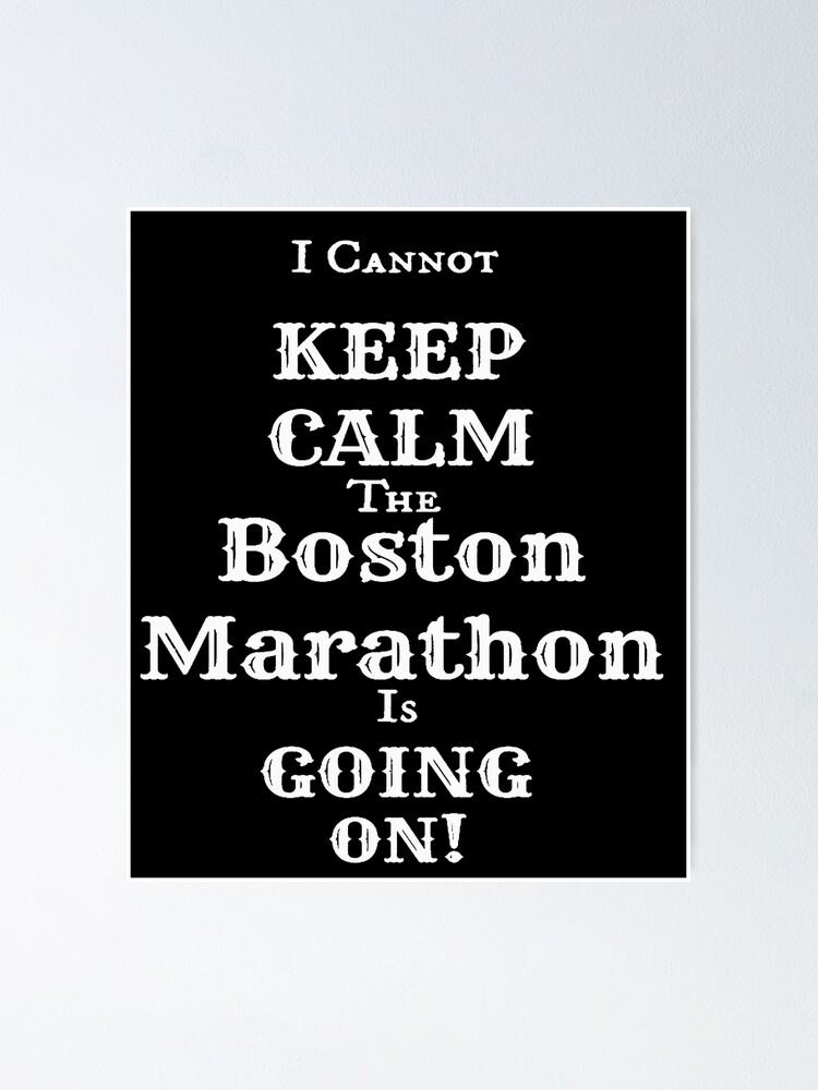 "Boston Marathon" Poster for Sale by mohsenmohamed | Redbubble