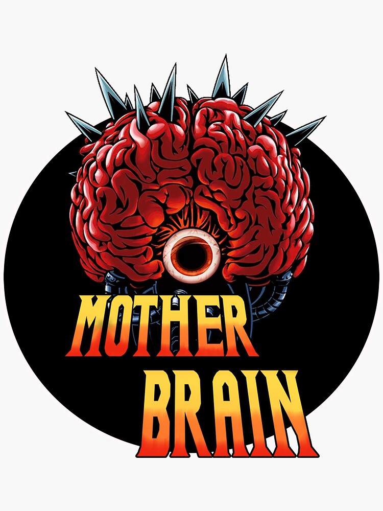 "Mother Brain " Sticker by Jarodta | Redbubble