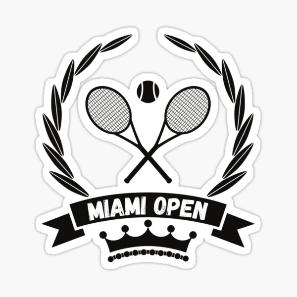 "Miami Open (2)" Sticker by TheMaestheticsw | Redbubble