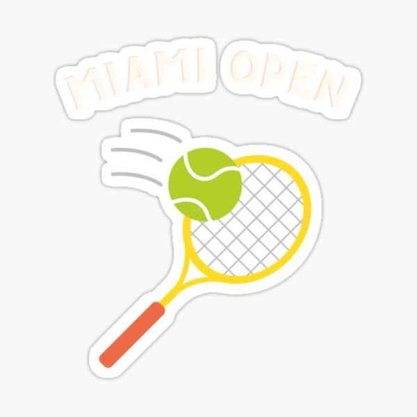 "Miami Open (3)" Sticker by TheMaestheticsw | Redbubble