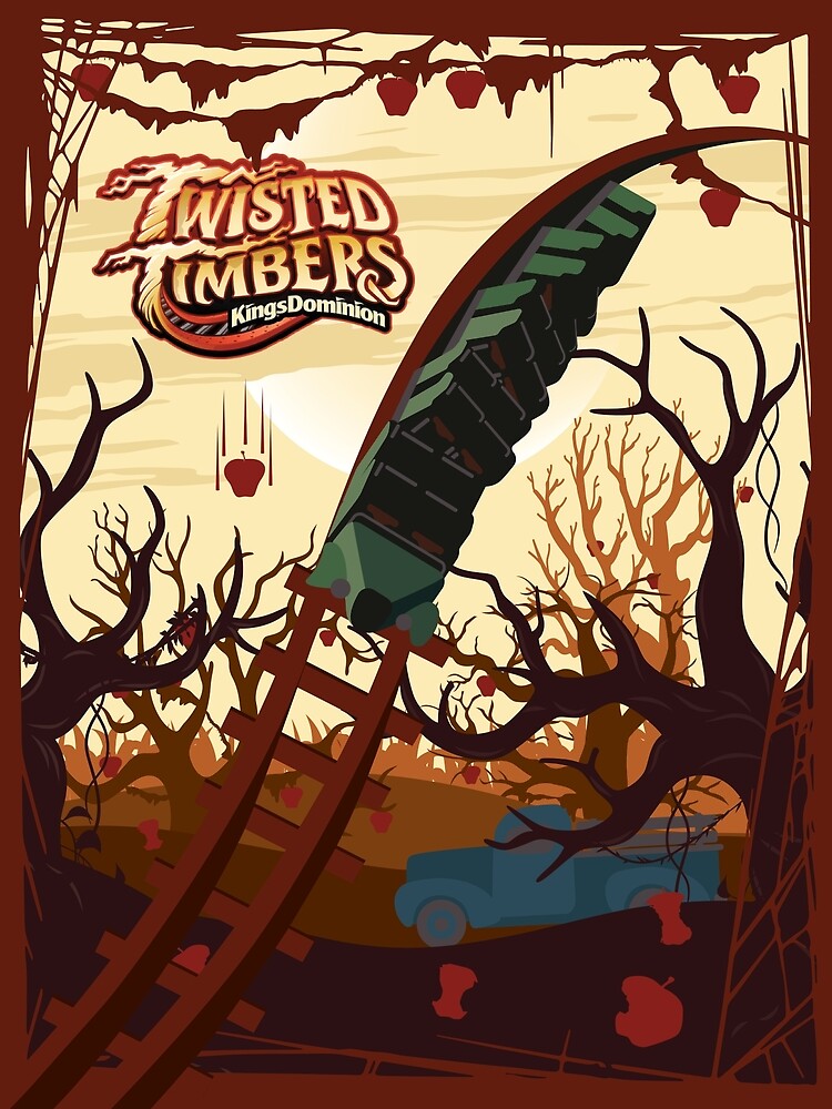 "Twisted Timbers" Poster for Sale by ggomes | Redbubble