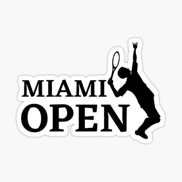 "Miami Open (3)" Sticker by TheMaestheticsw | Redbubble