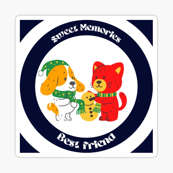 "Best friend sweet memories" Sticker by Gracefashionark | Redbubble