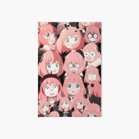 "The many faces of Anya" Art Board Print by -Momen- | Redbubble