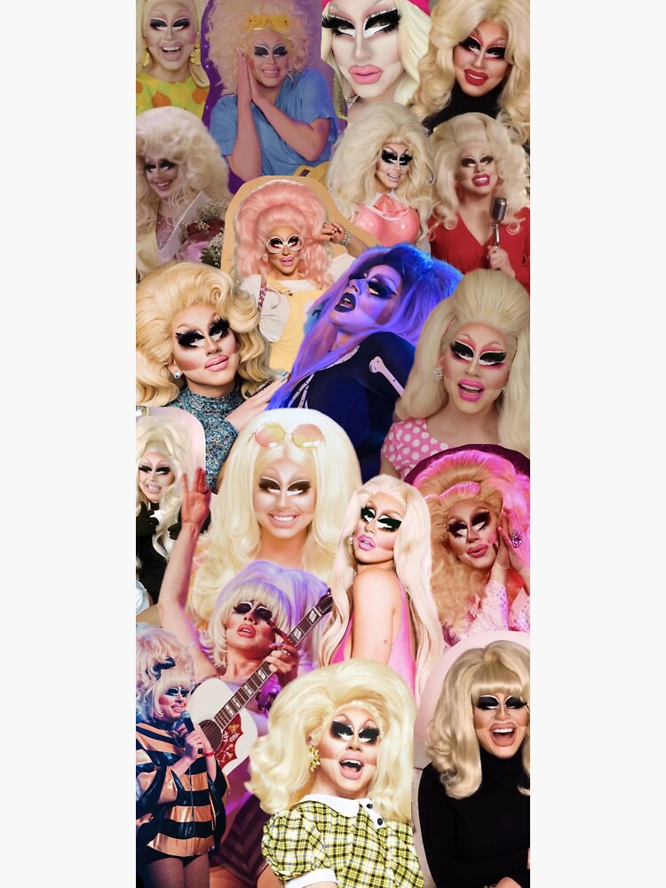 "Trixie Mattel Collage" Sticker for Sale by eccowie | Redbubble