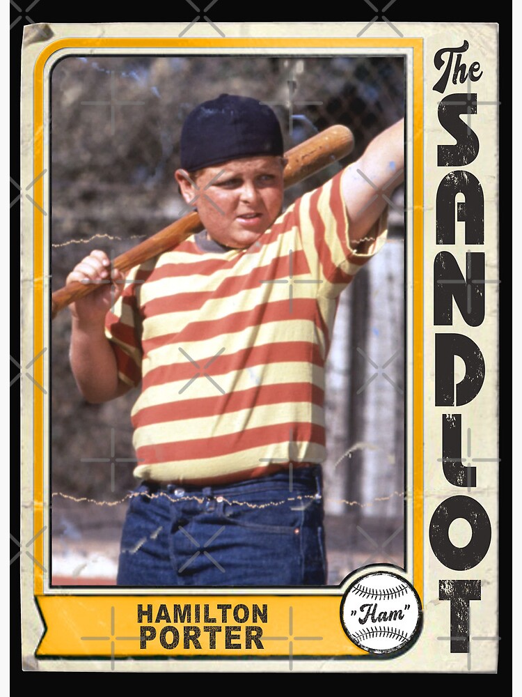 "Hamilton Ham Porter Vintage The Sandlot Trading Card" Art Board Print ...