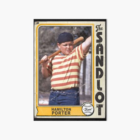 "Hamilton Ham Porter Vintage The Sandlot Trading Card" Art Board Print ...