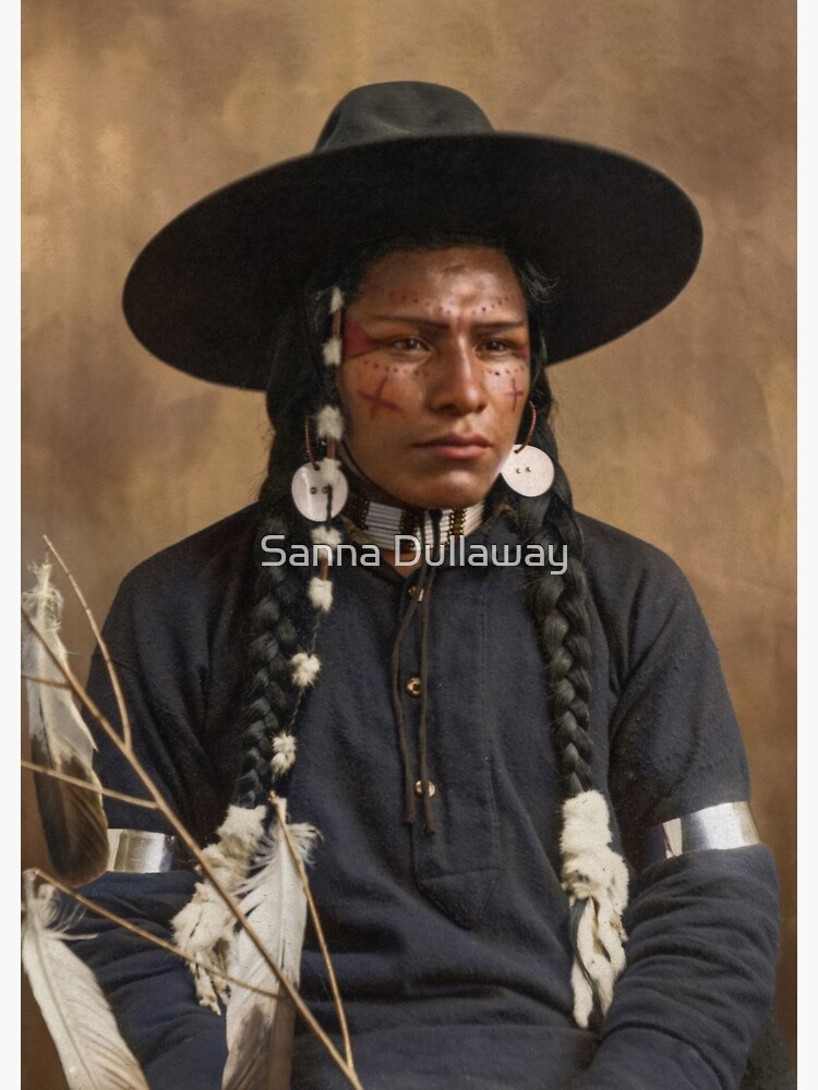 "Portrait of a Wasco youth of the Confederated Tribes of Warm Springs ...