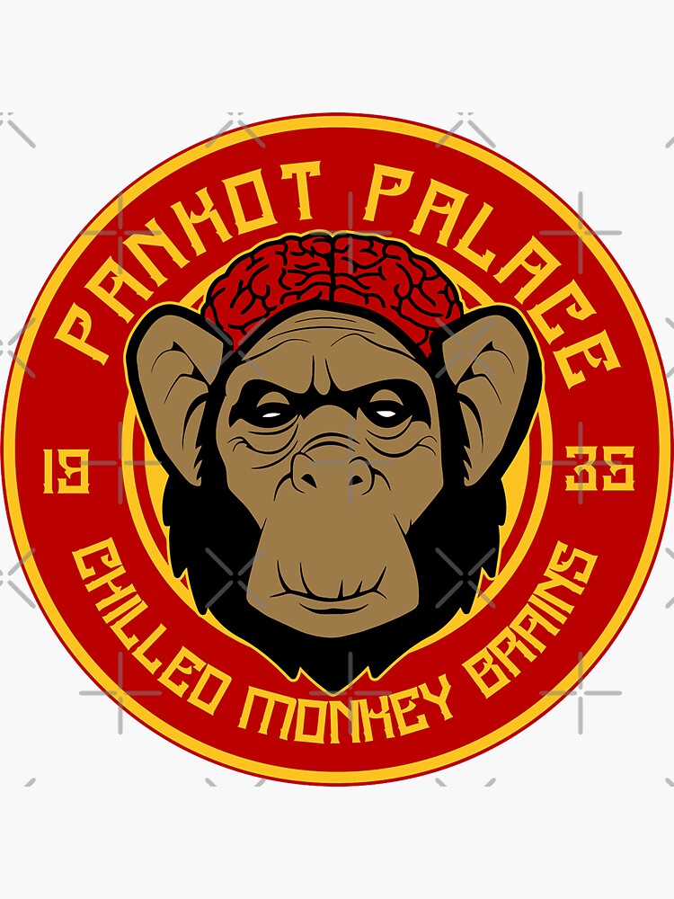 "Pankot Palace chilled monkey brains" Sticker for Sale by edcarj82 ...