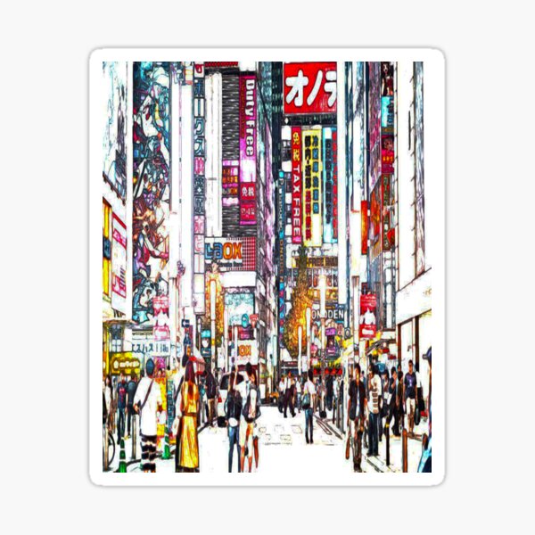 "The Wonderful Shopping mall" Sticker for Sale by Abhi14 | Redbubble