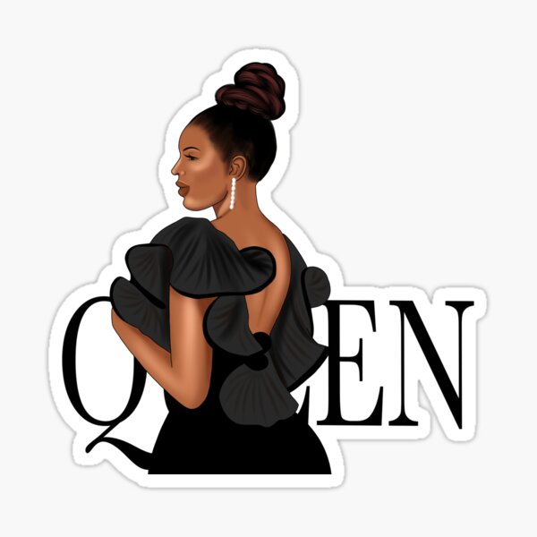 "Black Girl Reign Sticker" Sticker for Sale by SweetSutapa | Redbubble