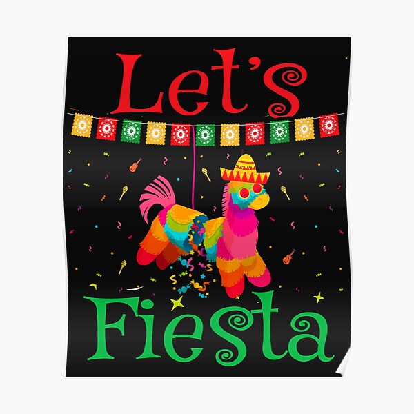 "Cinco de mayo,pinata fiesta" Poster by erozzz | Redbubble
