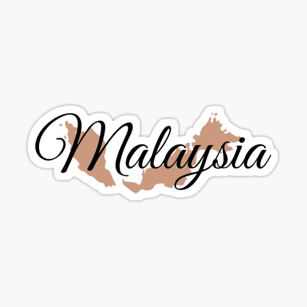 "Malaysia Country" Sticker by byskillbytalent | Redbubble