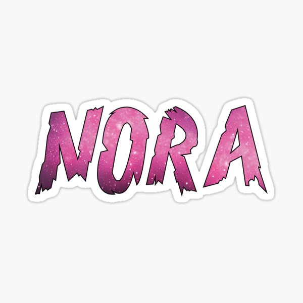 "NORA Name IV - My name is NORA - typography name - Galaxy Vibe ...
