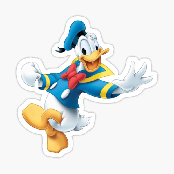 "Donald Duck Cartoon Series Fun" Sticker for Sale by llaurent17 | Redbubble