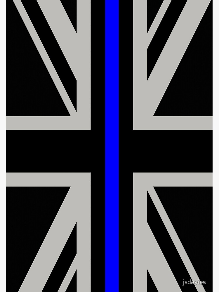 "British Flag: Thin Blue Line" Spiral Notebook for Sale by ...