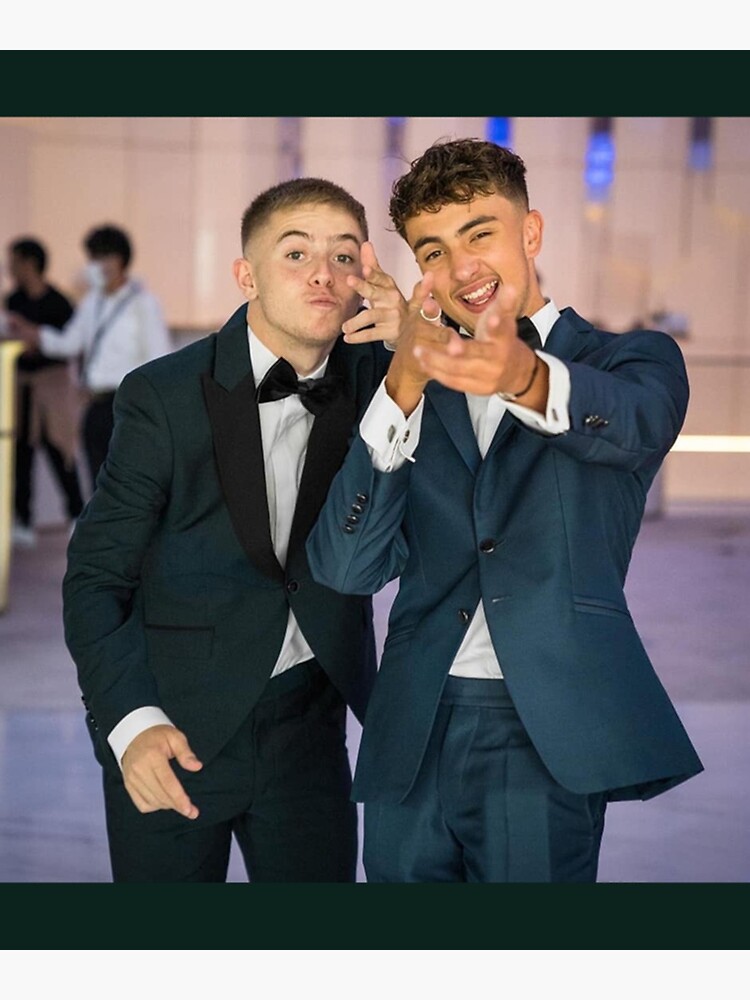 Poster « Inoxtag X Michou classique », par MBGiftsand | Redbubble