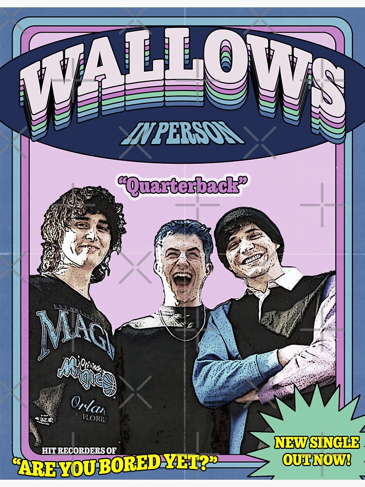 "Wallows" Sticker for Sale by sam042100 | Redbubble