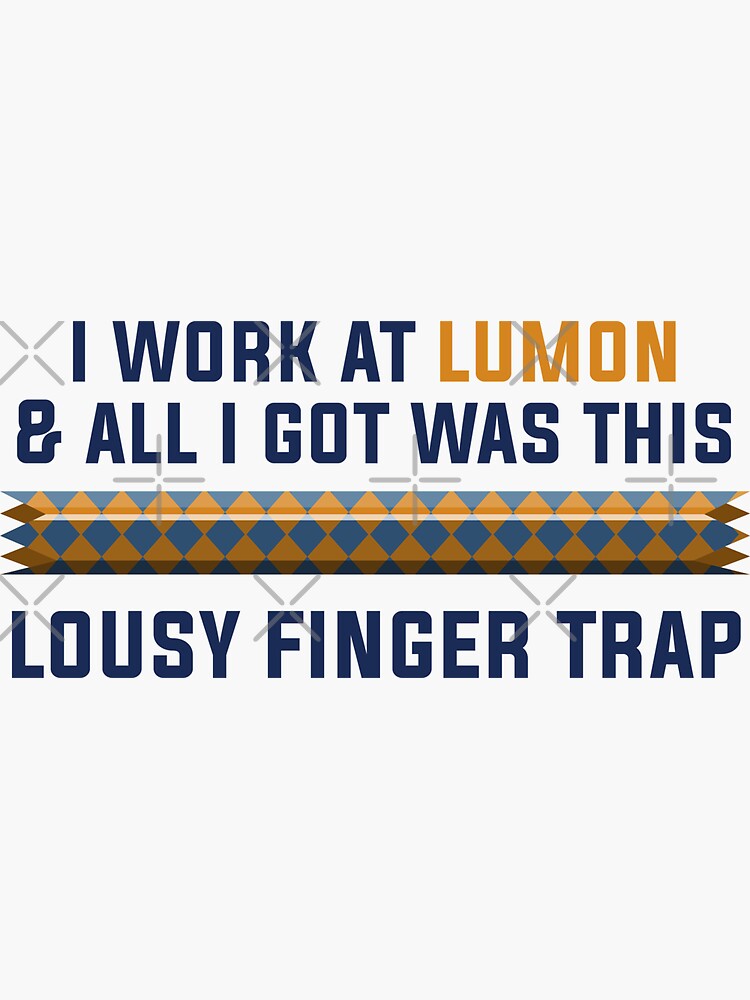 "Severance Finger Trap" Sticker for Sale by javvie | Redbubble