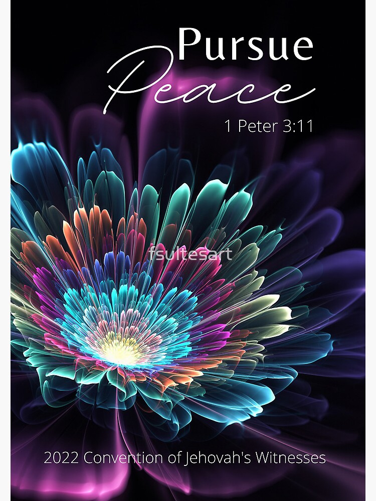 "Pursue Peace - 1 Peter 3 11 - Convention Notebook" Spiral Notebook for ...