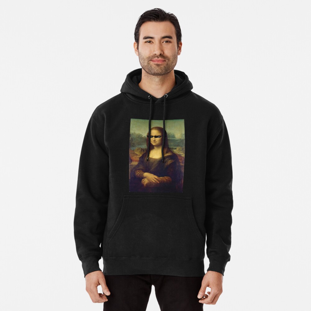 "Mona Lisa Gangster Glasses, Leonardo da Vinci" Poster for Sale by ...