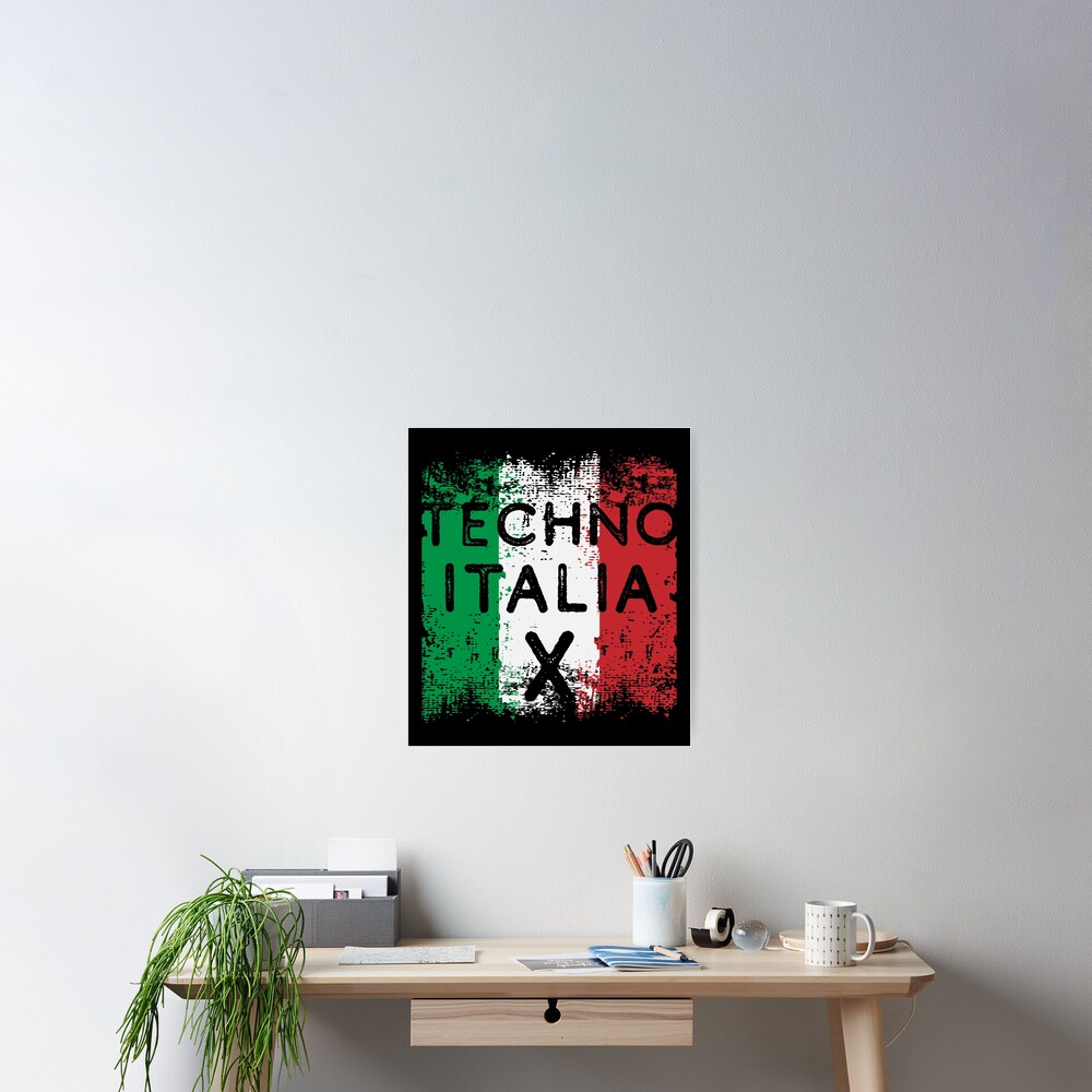 Póster «Tecno Italia | Nos encanta el techno italiano | electroerosión ...