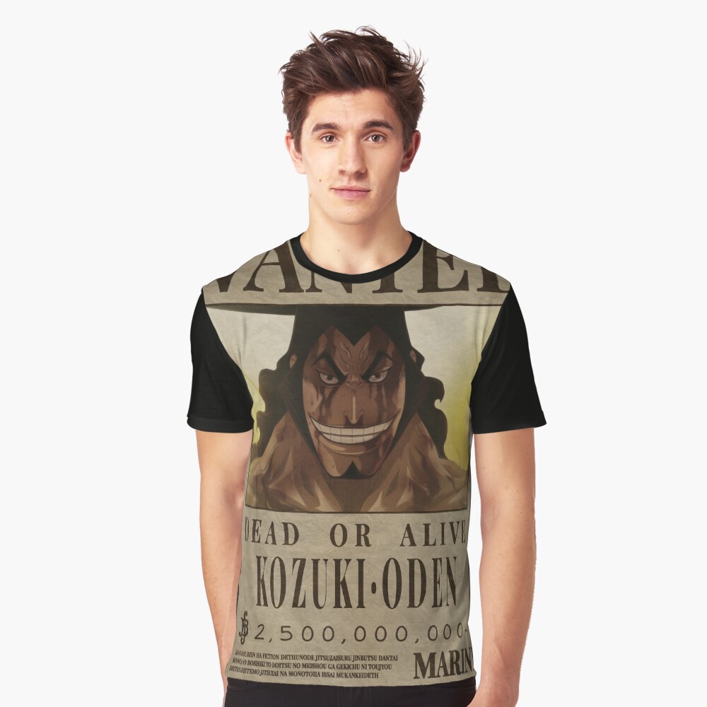 "Kozuki Oden Bounty One Piece Wanted Poster" Art Print for Sale by One ...