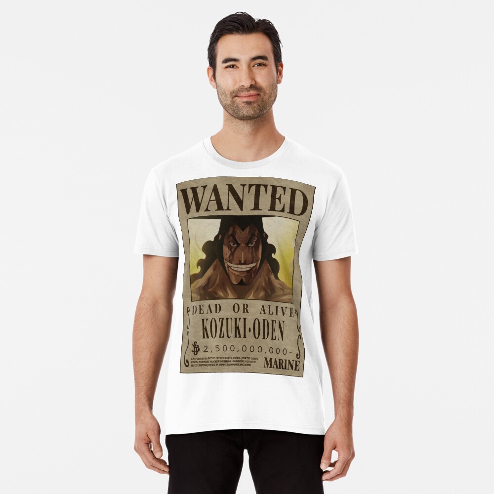 "Kozuki Oden Bounty One Piece Wanted Poster" Art Print for Sale by One ...