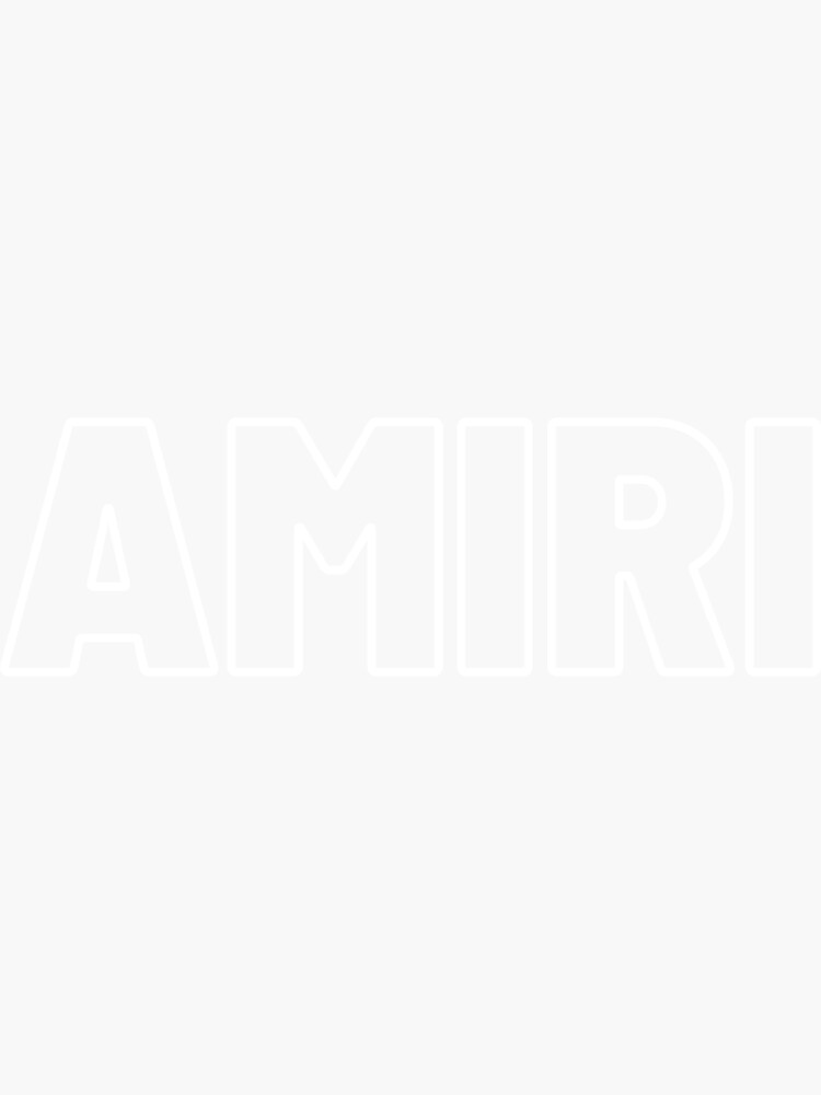 "Amiri Design" Sticker for Sale by Ewan27 | Redbubble