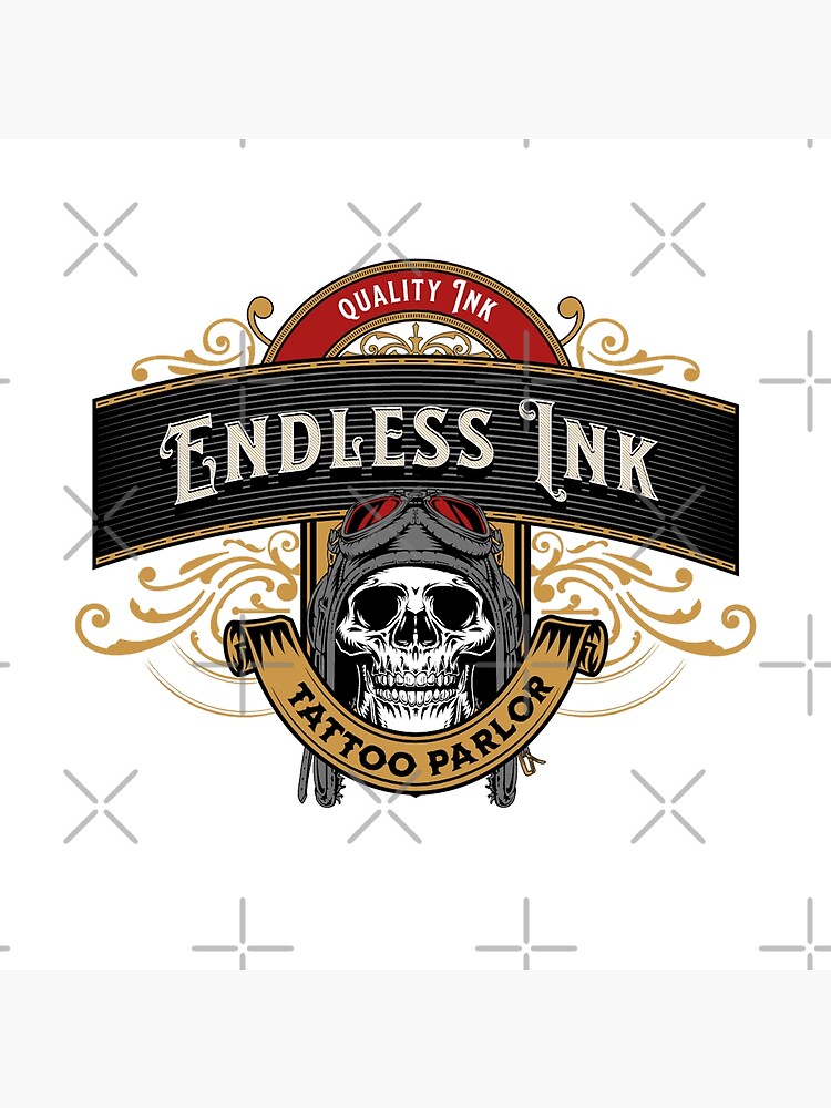 "Endless Ink Tattoo" Poster for Sale by CattlettArt | Redbubble