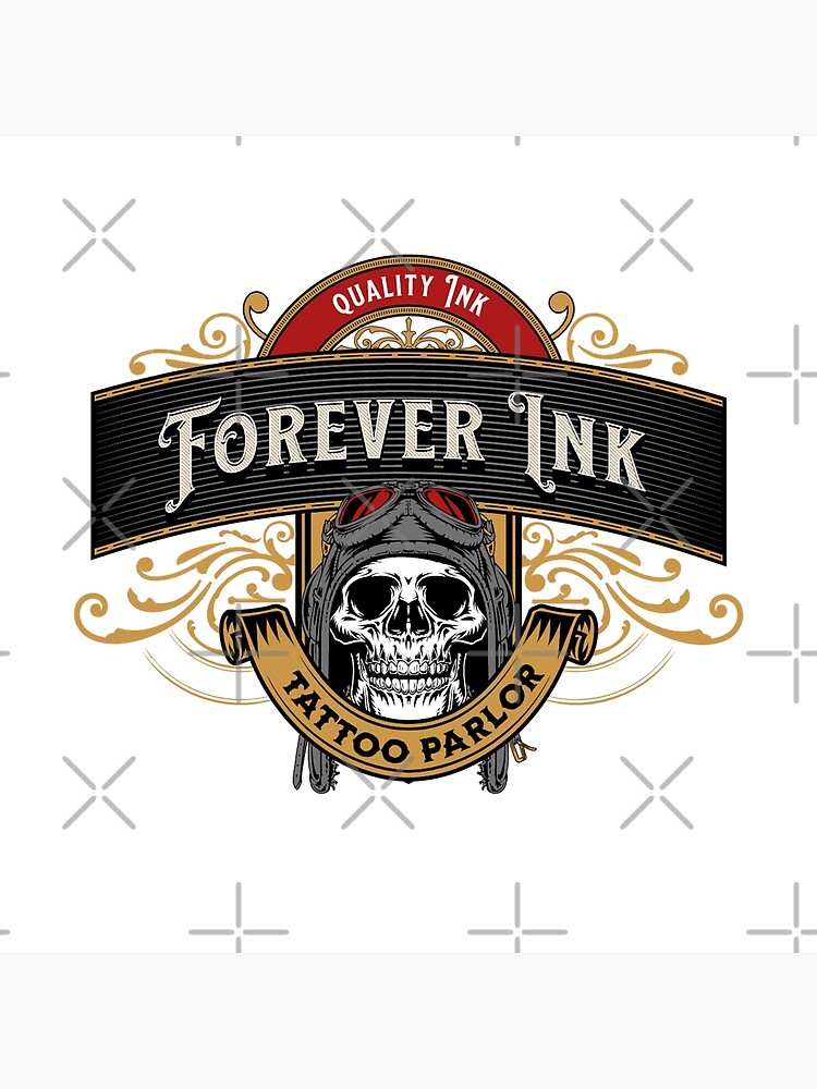 "Forever Ink Tattoo" Poster for Sale by CattlettArt | Redbubble