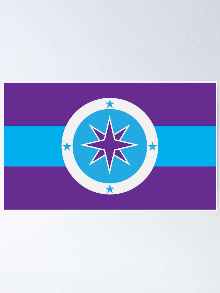 "Violet Flag - The Vexillocast" Poster for Sale by TheVexillocast ...