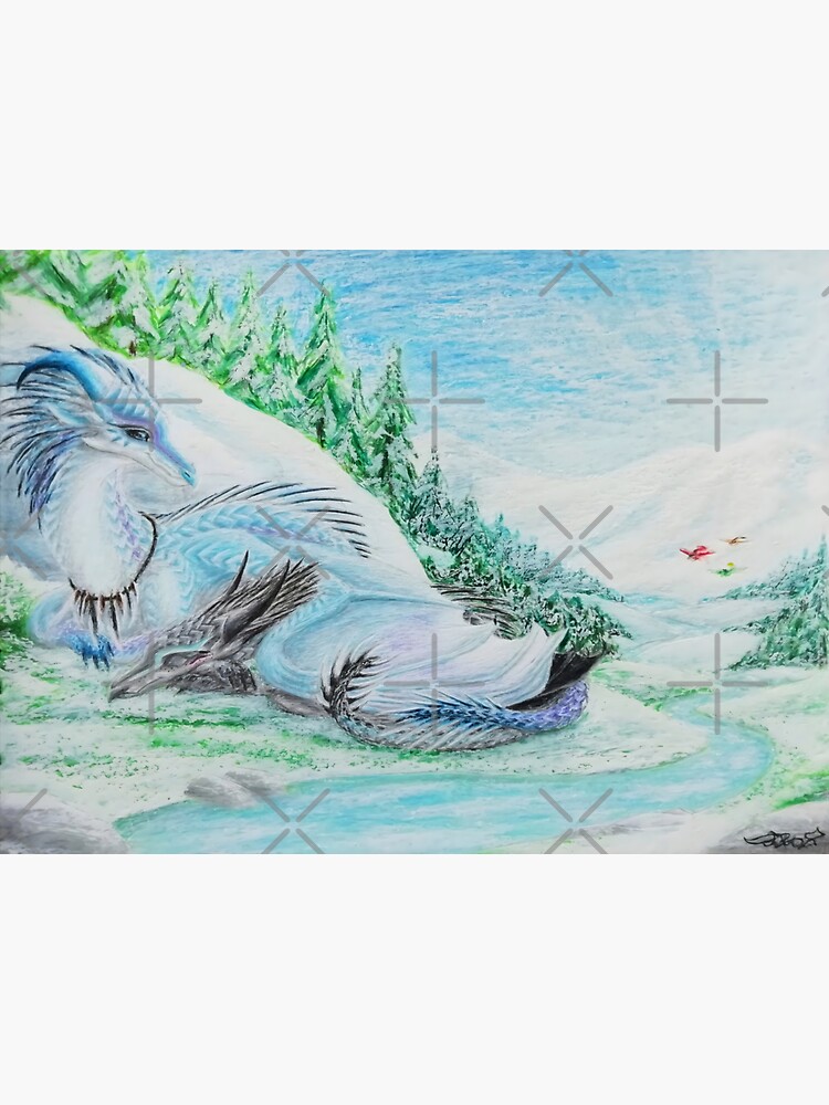 "Icewing Sisters" Sticker by Lycoris-art | Redbubble