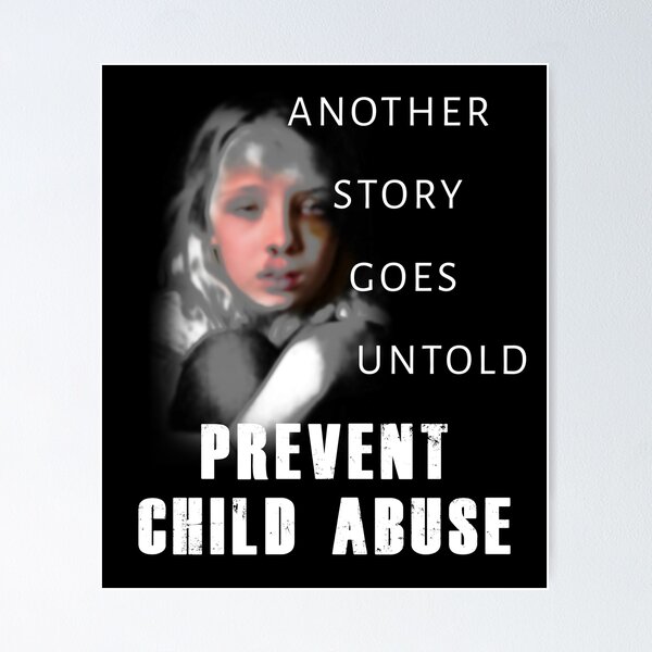 "Prevent Child Abuse" Poster for Sale by my-green-gecko | Redbubble