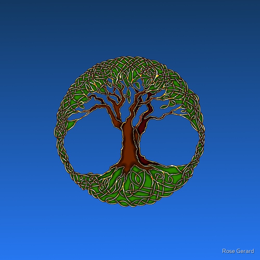 "Tree of Life - colour" by Rose Gerard | Redbubble